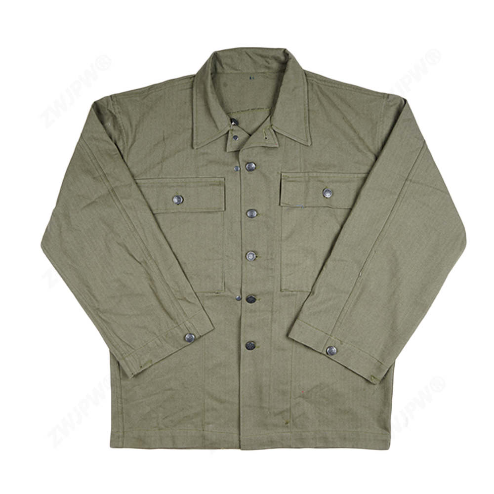WW2 US MILITARY ARMY GREEN HBT FIELD COAT JACKET
