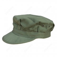 WW2 US ARMY GREEN HBT OCTAGONAL FIELD CAP