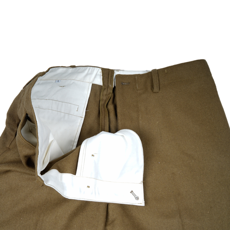 WW2 US KMT MEN UNIFORM AMERICAN STYLE BROWN SOLIDER PANTS M37 WOOLEN ...