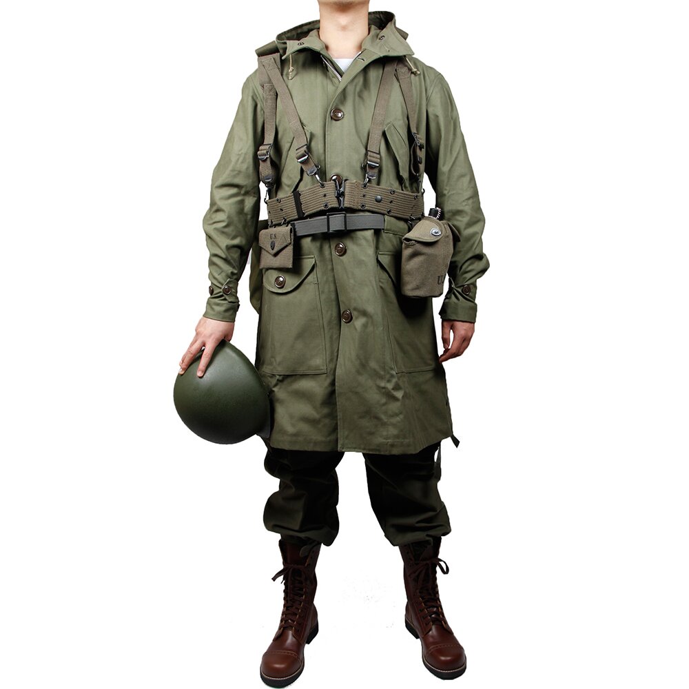 WW2 US MILITARY ARMY GREEN UNIFORM M47 COAT JACKET AND PANTS,and 1945 ...