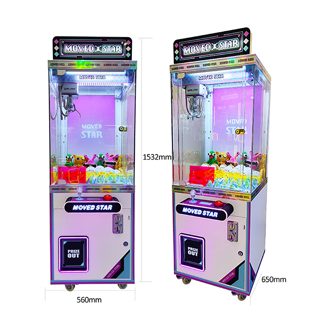 Arcade Small Claw Crane Machine "Moved Star" | Claw Machine ...