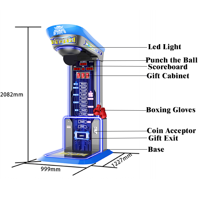 Coin Operated Game Boxing Punch Machine | Boxing Machine Manufacturer ...