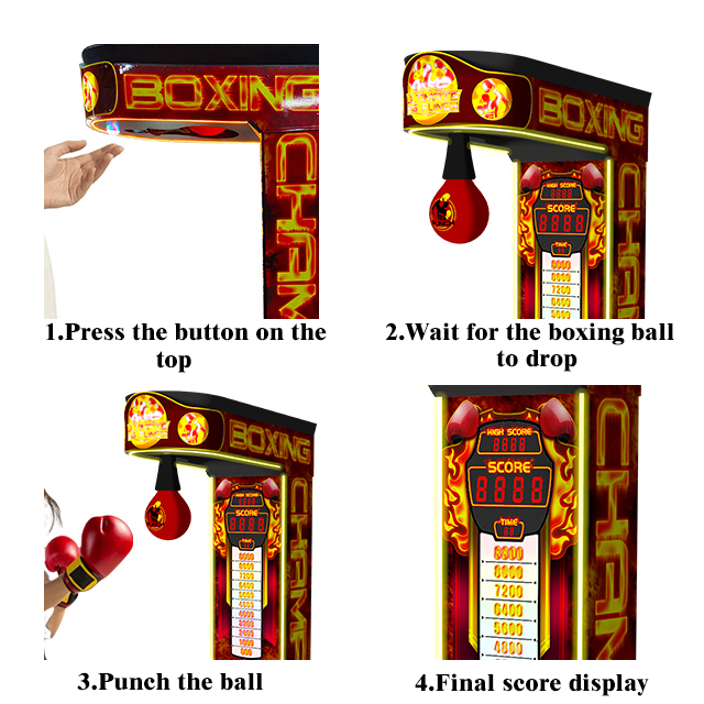 Boxing Champion Punch Game Machine