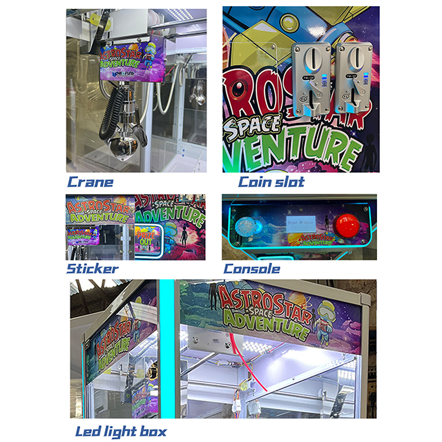 Arcade Small Claw Crane Machine "Astro Star" | Claw Machine Factory Neofuns