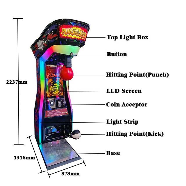 Punch & Kick Arcade Machine