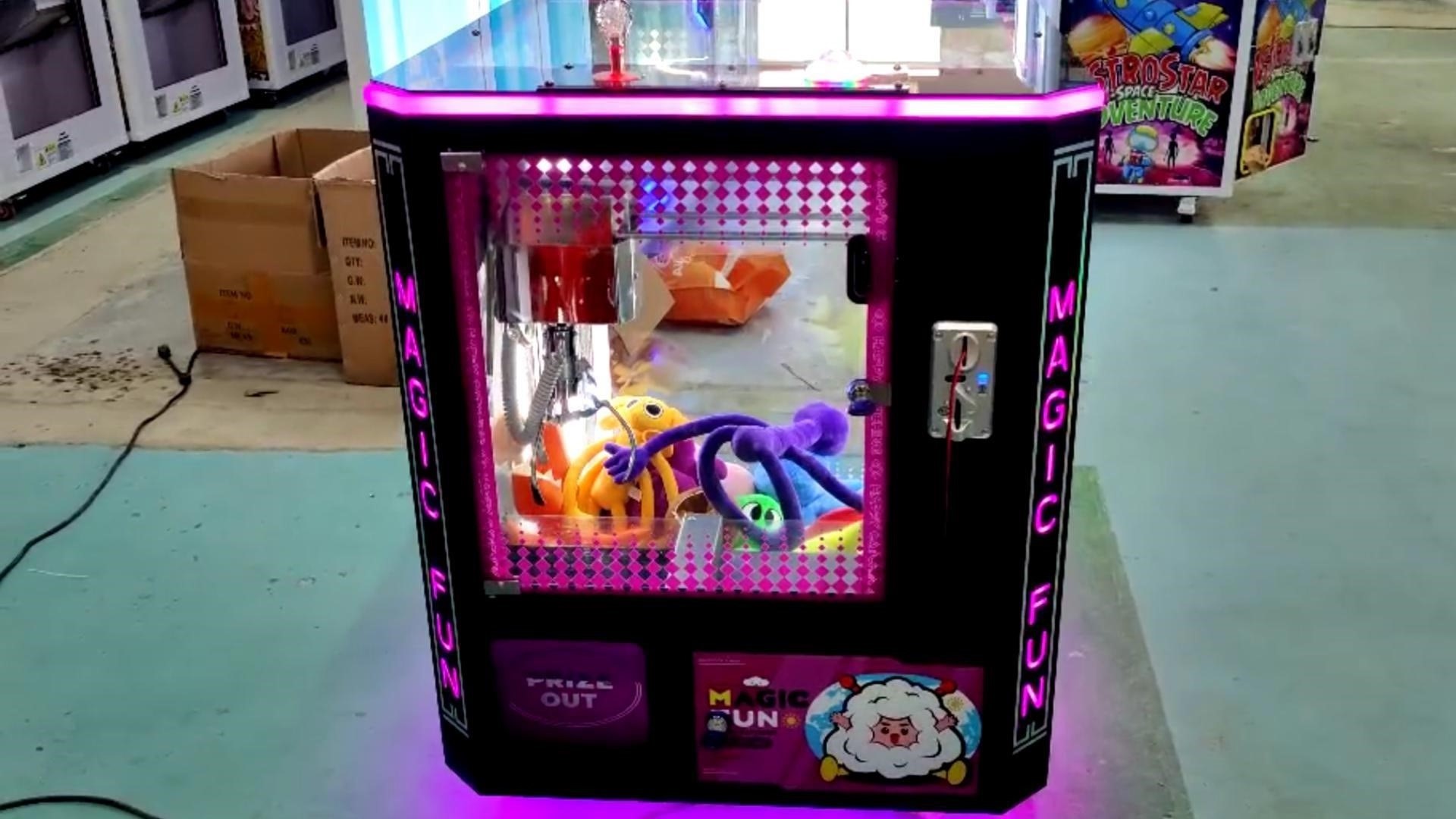 Arcade Toy Plush Cube Claw Crane Machine Magic Fun | Claw Machine ...