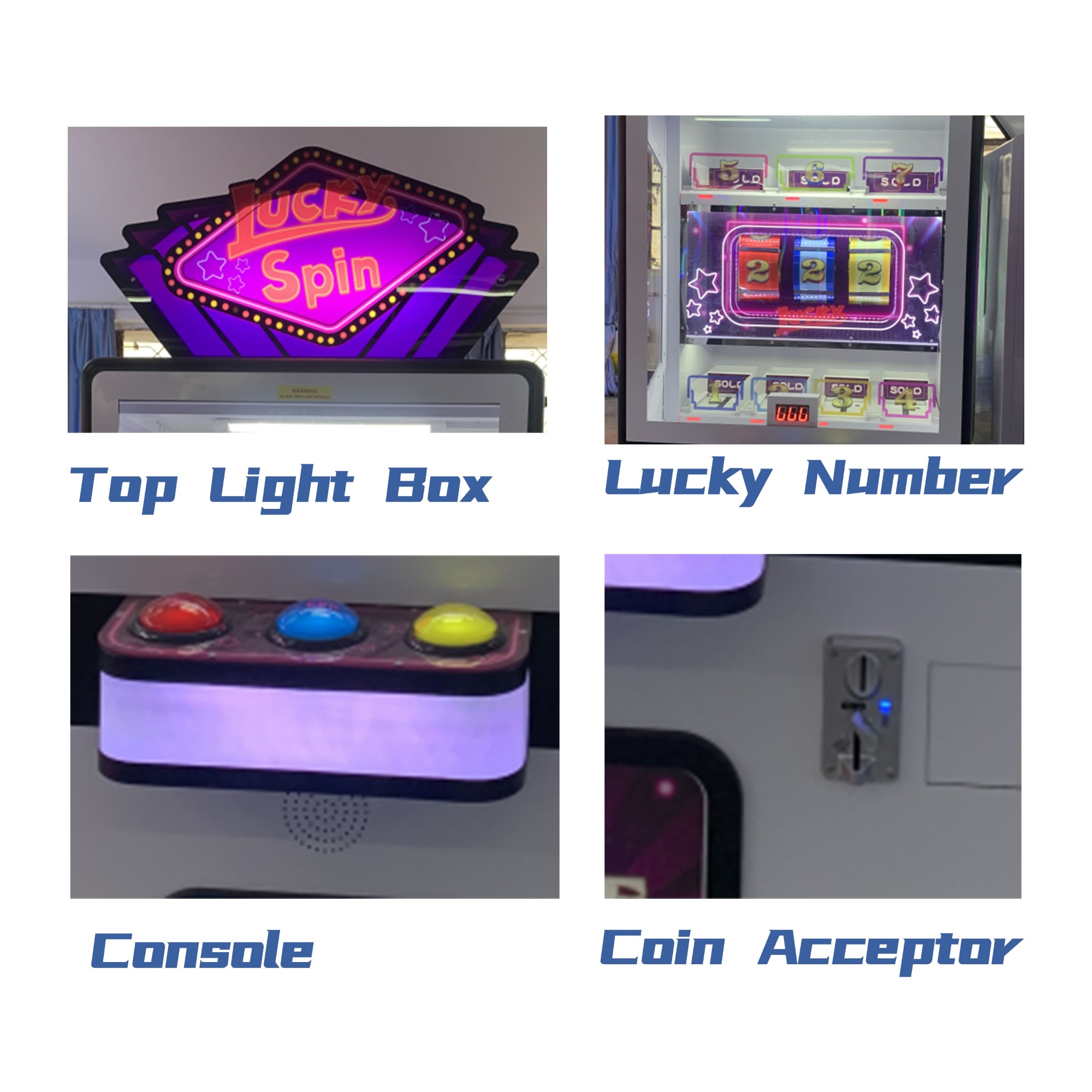 Arcade Redemption Game Lucky Spin Prize Machine | Arcade Machine ...