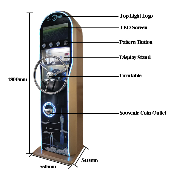 Coin Operated Games Souvenir Coin Vending Machine | Arcade Machine ...