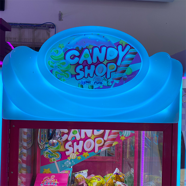 Arcade Candy Claw Crane Machine "Candy Shop" with Push Plate | Claw ...