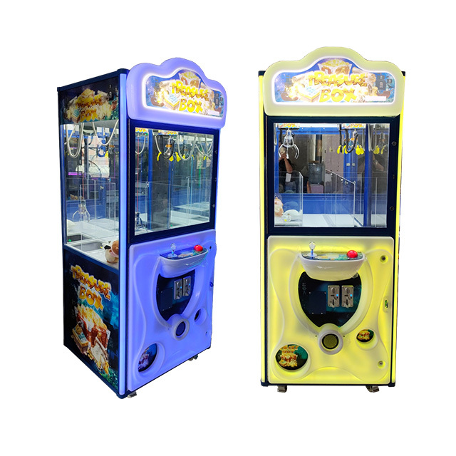 Coin Operated Game Middle Toy Plush Double Claw Crane Machine "Treasure ...