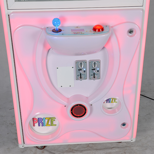 Coin Operated Game Middle Toy Plush Double Claw Crane Machine "Happy ...