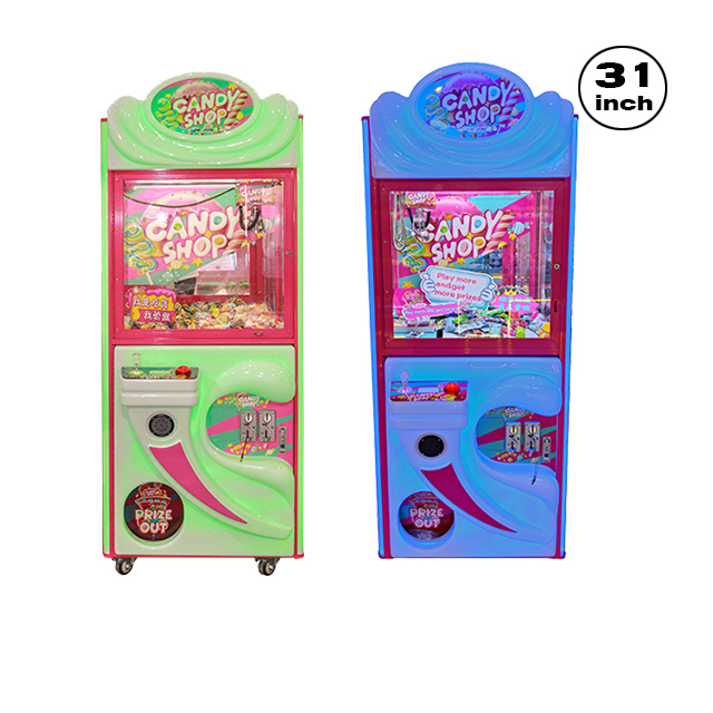 Arcade Candy Claw Crane Machine "Candy Shop" with Push Plate | Claw ...