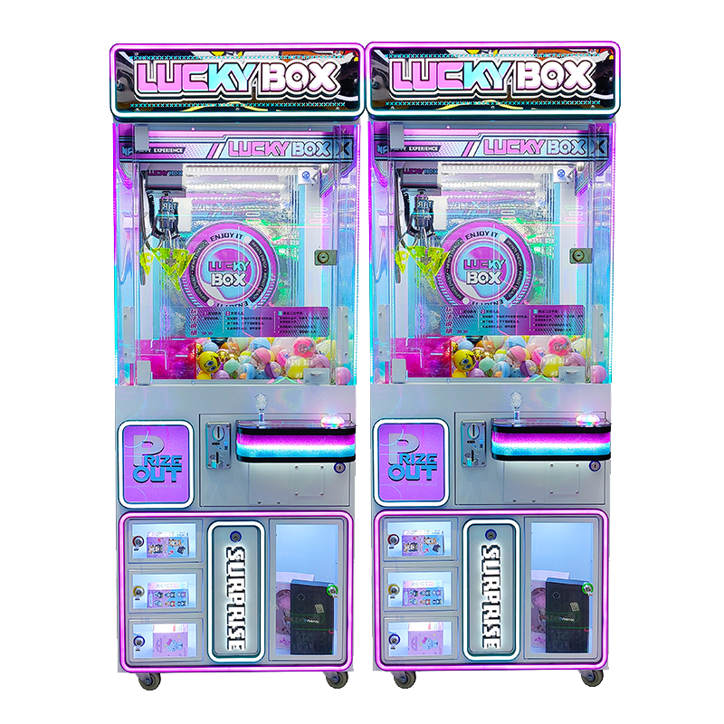 Coin Operated Toy Claw Crane Prize Machine Lucky Box | Claw Machine ...