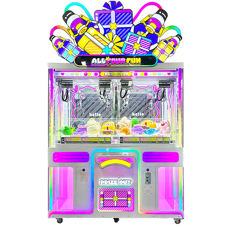 4-Claw Synchronized Claw Machine – One Console, Four Claws, Ultimate ...