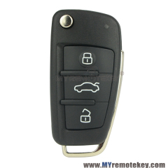 8P0837220D Flip car remote key 8P0 837 220 D for Audi A3 S3 TT 2006 ...
