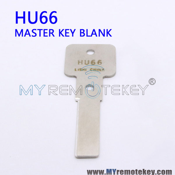 Original LISHI HU66 MASTER KEY BLANK