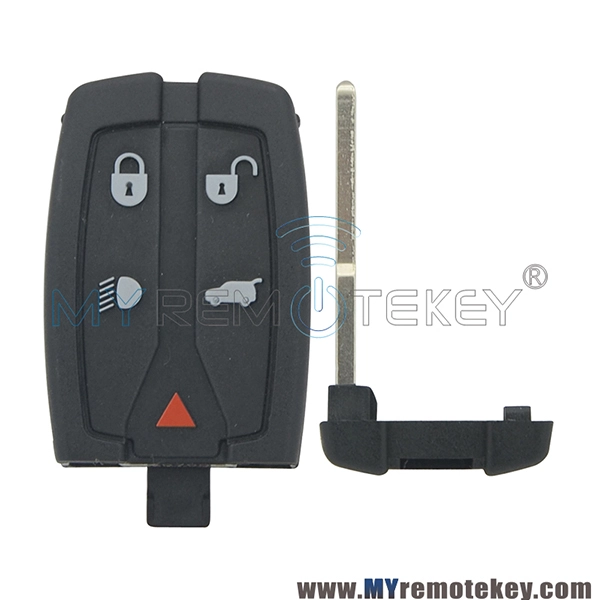 PN LR013005 Smart key shell 5 button for 2008-2012 Land Rover LR2 FCC ...
