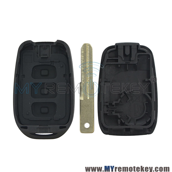 Remote car key case shell 3 button for Renault Duster Sandero Kwid 2016 ...