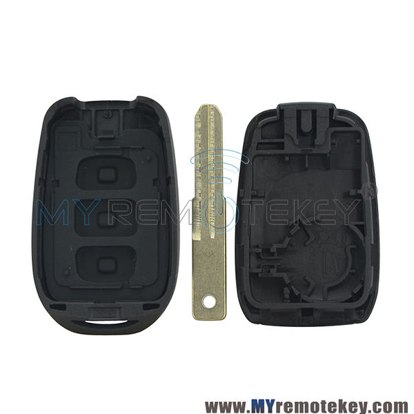 Remote car key case shell 3 button for Renault Duster Sandero Kwid 2016 ...