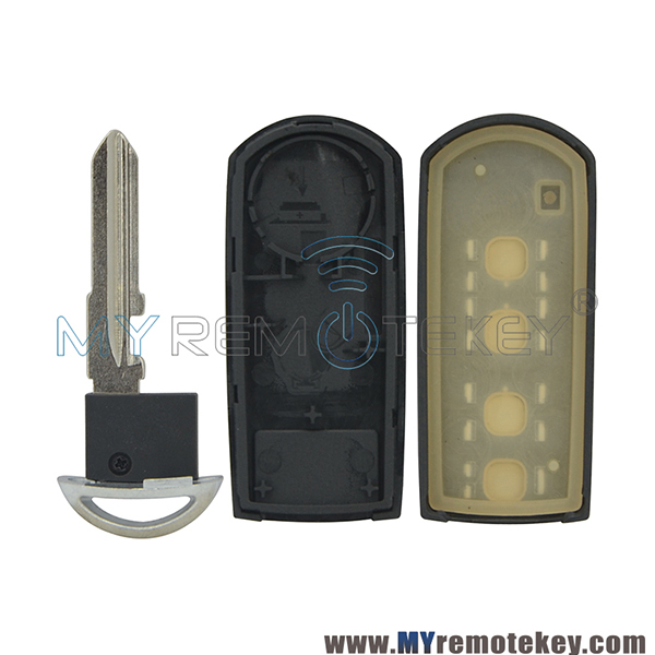 Smart key shell for Mazda 4 button