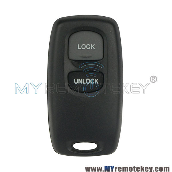 Remote fob shell for Mazda 2 button