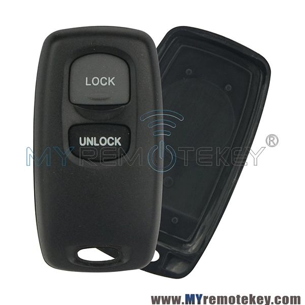 Remote fob shell for Mazda 2 button