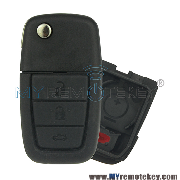 Flip key shell 3 button with panic for Holden VE Commodore