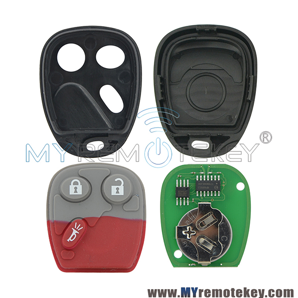 21997127 Remote key fob for GMC Cadillac Chevrolet Pontiac 3 button ...