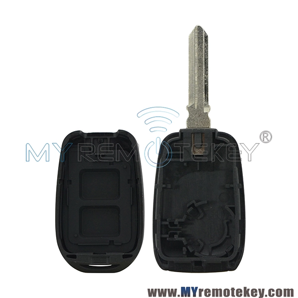 Remote key shell 2 button for Renault Duster Logan Sandero Clio Fluence ...