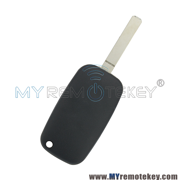 Flip remote key shell for Renault 2 button VA6