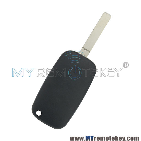 Flip remote key shell for Renault 2 button VA6