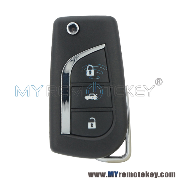 Flip car remote key 3 button 314.4Mhz ASK for Toyota