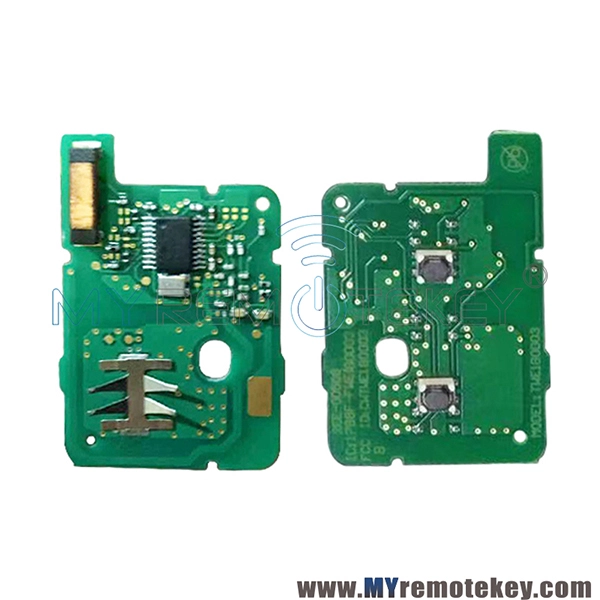 Remote Key VAC102 2 Button 433Mhz FSK Hitag AES-4A Chip For 2016 2017 ...