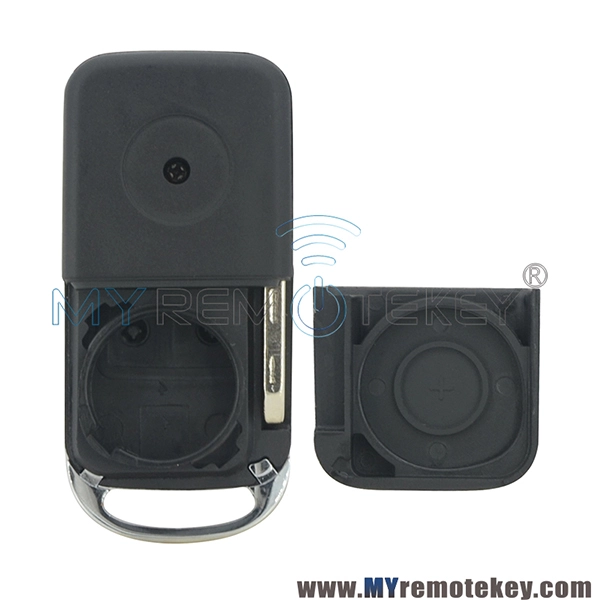 Flip key shell 2 button with panic HU39 HU64 for Mercedes Benz,KEYDIY ...