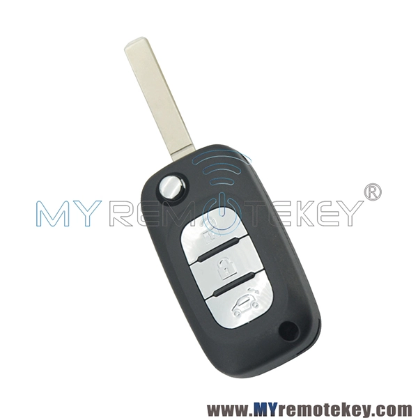 Flip Remote Key 3 button 433Mhz 4A Chip for Mercedes Benz Smart Fortwo ...