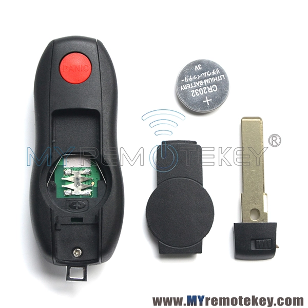 KR55WK50138 Keyless go Smart key 4 button with panic 315mhz for Porsche ...