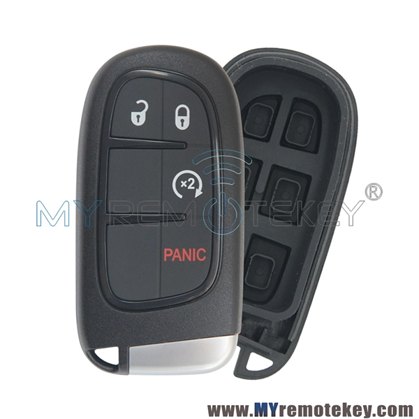 For Chrysler Dodge Jeep 4 button smart key case