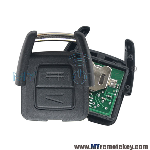 Remote key fob 2 button 434Mhz for Opel Vauxhall Astra Vectra Zafira Omega