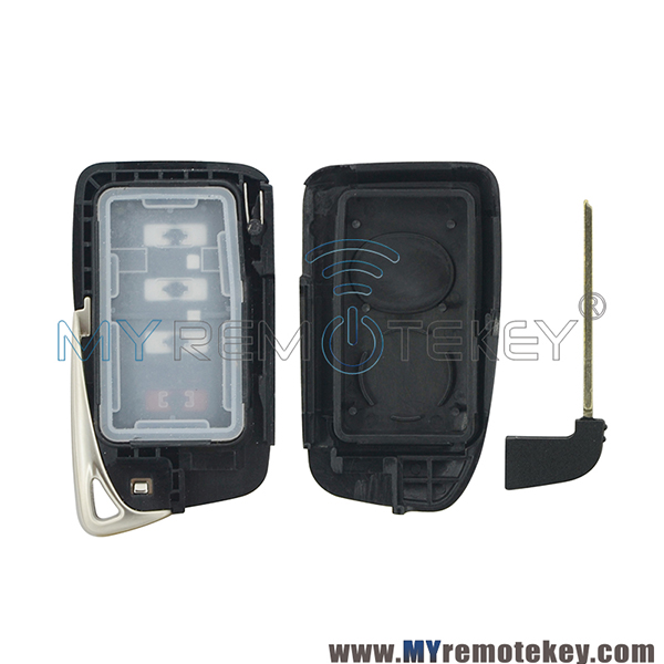 Smart key case 4 button for Lexus LX570 RX350 RX450 2016-2020 FCC HYQ14FBB