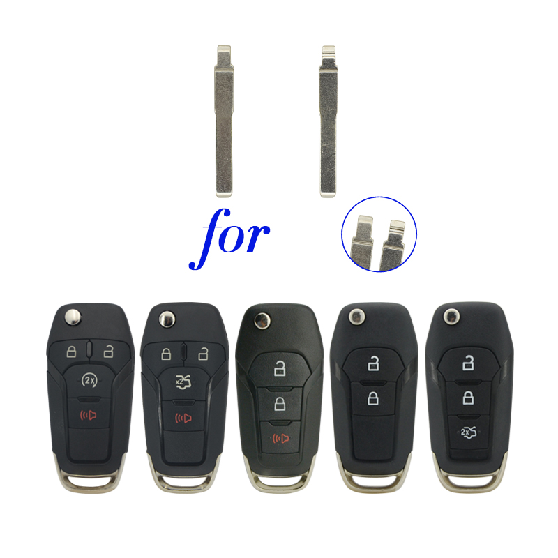 Flip remote car key blade HU101 for Original Ford key blade