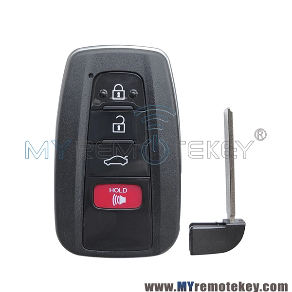 HYQ14FBC Smart Key shell 4 button for 2018-2020 Toyota Camry