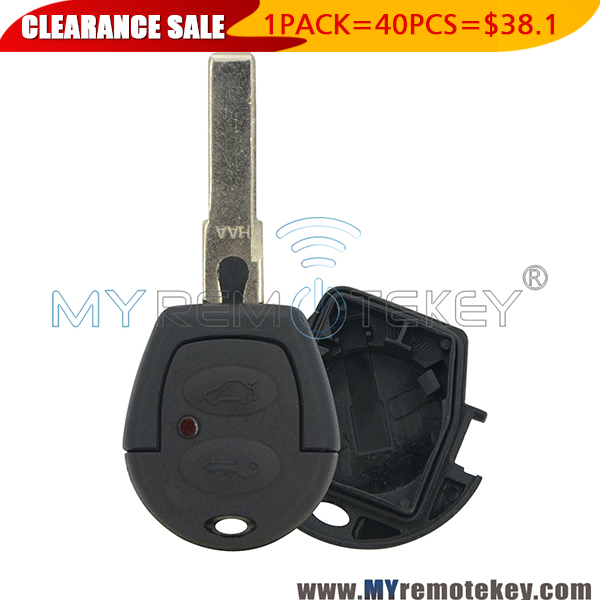 1 pack Remote key shell for VW Sharan Golf Passat Beetle Jetta Baro 2 ...