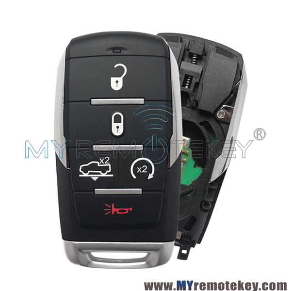 68291690AD Smart key 5 Button 433mhz for 2019 - 2020 Dodge RAM 1500 OHT ...