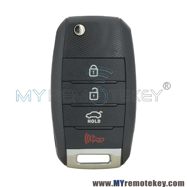 PN: 95430-D4010 Flip remote key 4 button(Trunk) 434Mhz No Chip for 2016 ...