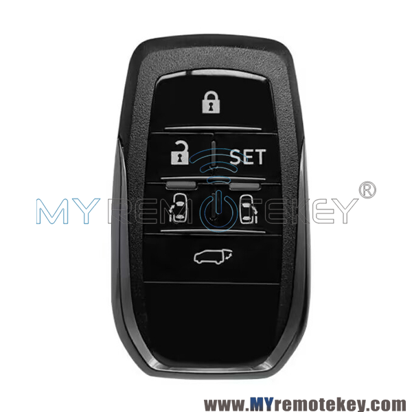 Smart Key 6 button 312/314MHZ 8A Chip For 2015-2018 Toyota Alphard ...