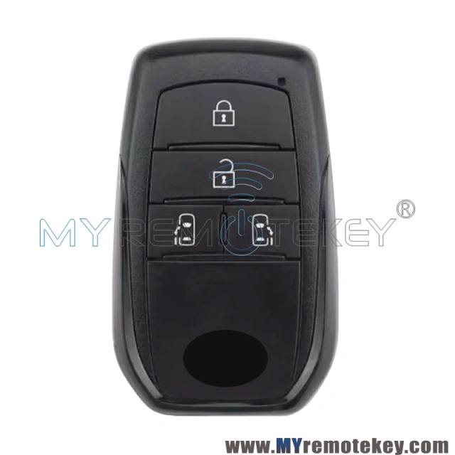 Smart Key shell 4 Button for 2022 Toyota Alphard Vellfire