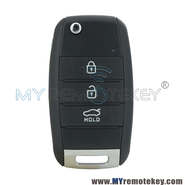 PN: 95430-D4100 Flip remote key 3 button 433MHZ FSK 4D 60 chip for Kia ...