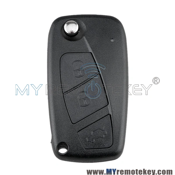 Flip remote key shell 3 button SIP22 blade for Fiat Punto Ducato Stilo ...