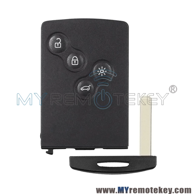 Smart key card shell case for Renault Clio / Laguna III Megane III ...