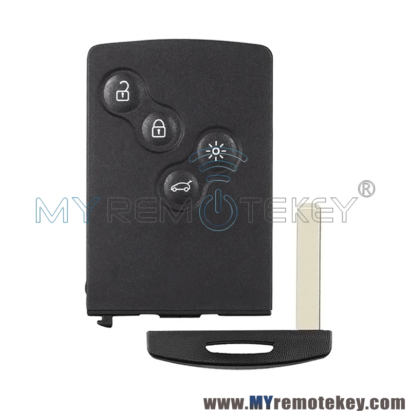 Smart key card shell case for Renault Clio / Laguna III Megane III ...